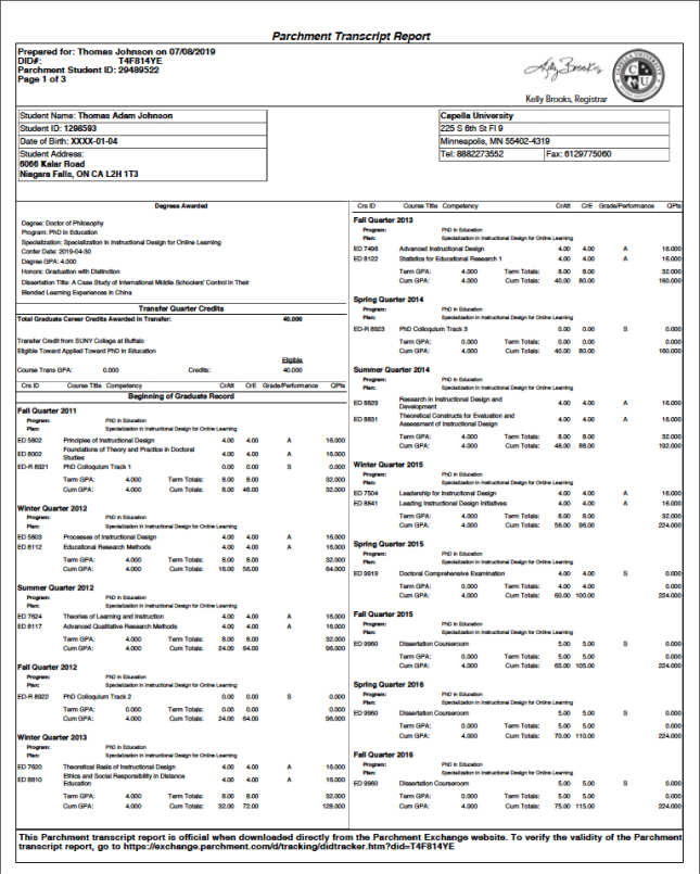 Degrees | Transcripts | Certificates | education | technology | ai ...